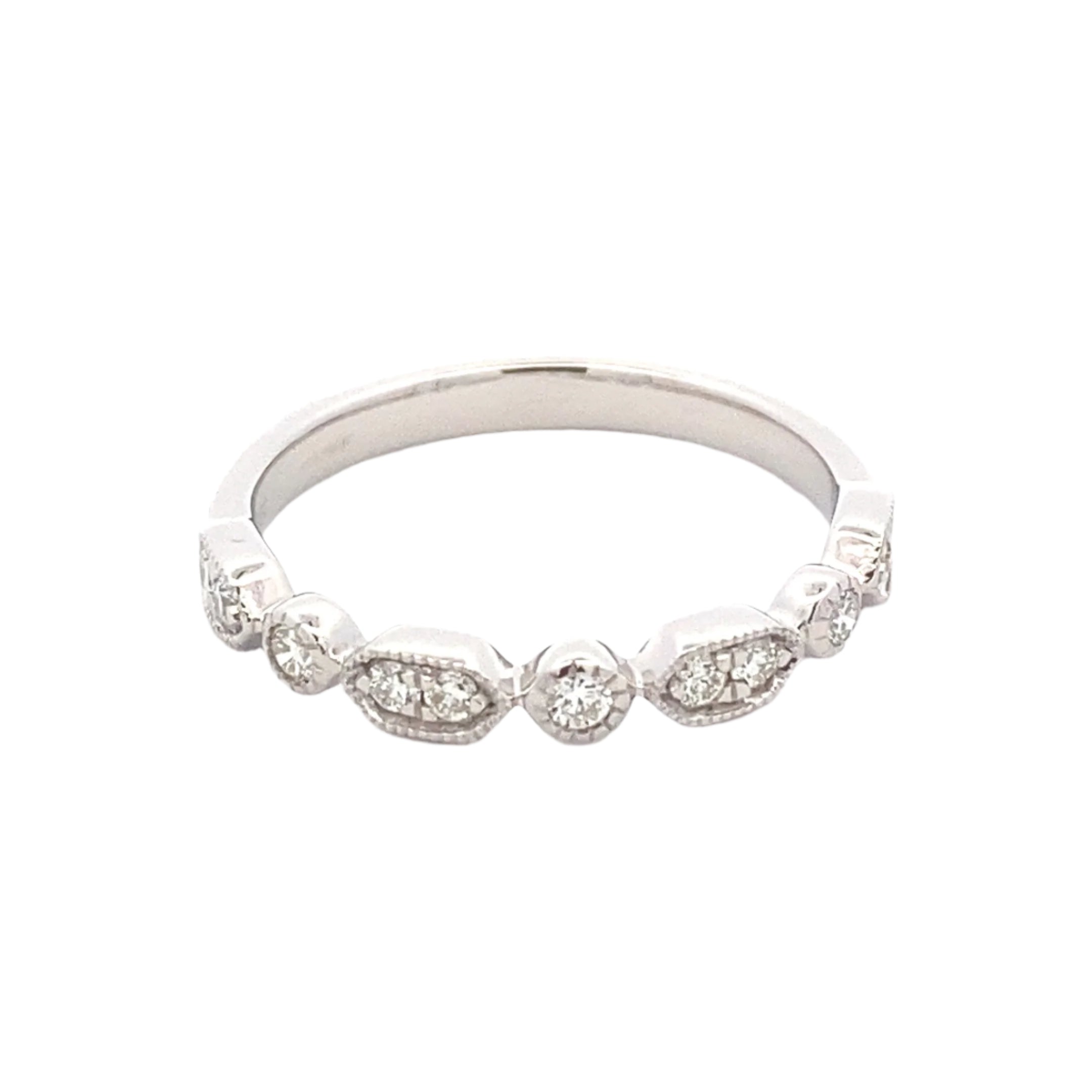 Fancy Shaped Diamond Set Wedding Band – Gardiner Brothers